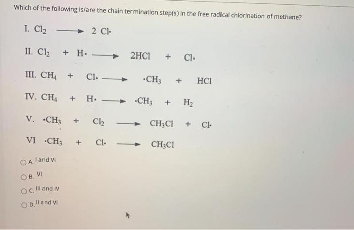 Solved Which of the following is/are the chain termination | Chegg.com
