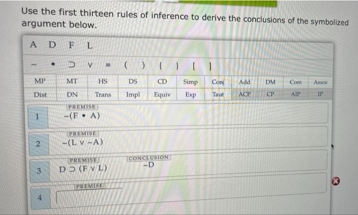 Instructions Rules Use the first thirteen rules of | Chegg.com