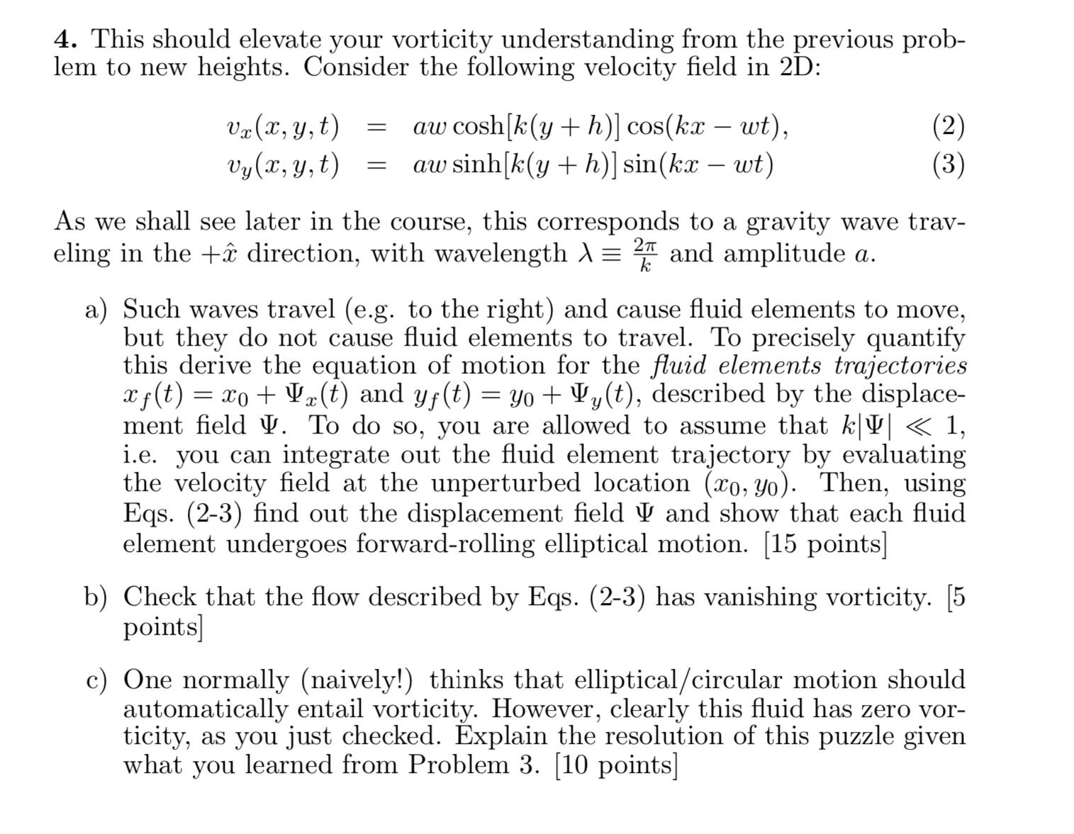 Solved This should elevate your vorticity understanding from | Chegg.com
