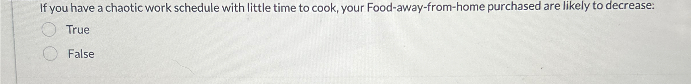 Solved If you have a chaotic work schedule with little time | Chegg.com