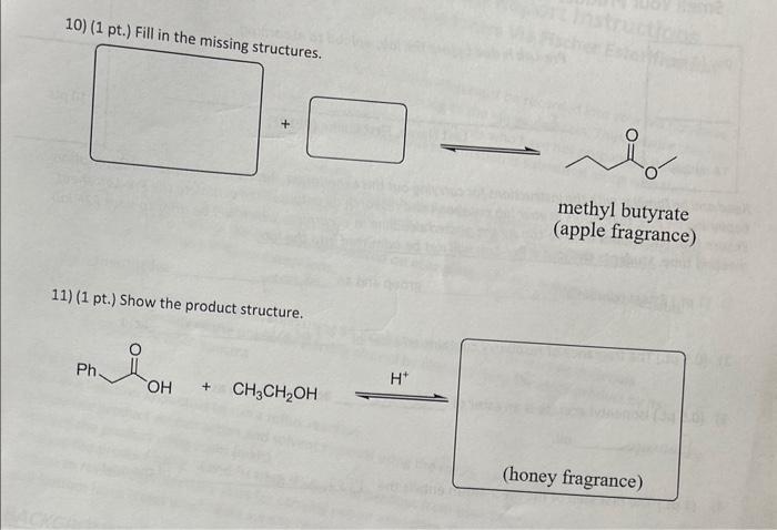 Solved 10) (1 pt.) Fill in the missing structures. methyl | Chegg.com Solved 10) (1 pt.) Fill in the missing structures. methyl | Chegg.com