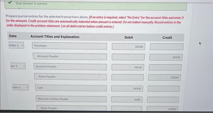 Solved The following are selected 2025 transactions of | Chegg.com