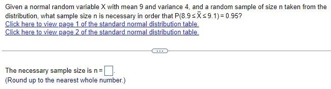 Solved Given A Normal Random Variable X With Mean 9407