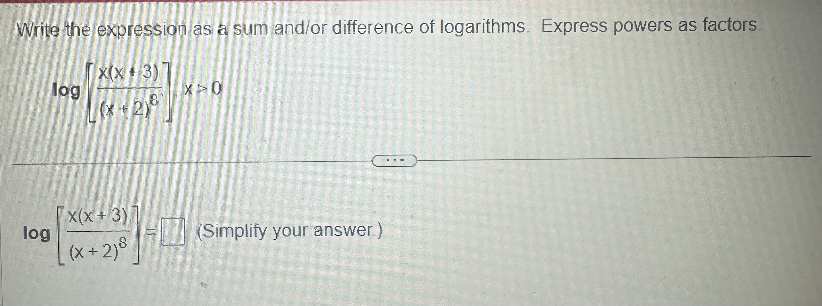Solved Write the expression as a sum and/or difference of | Chegg.com