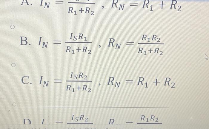 Solved Indicate the set of equations that describe the | Chegg.com