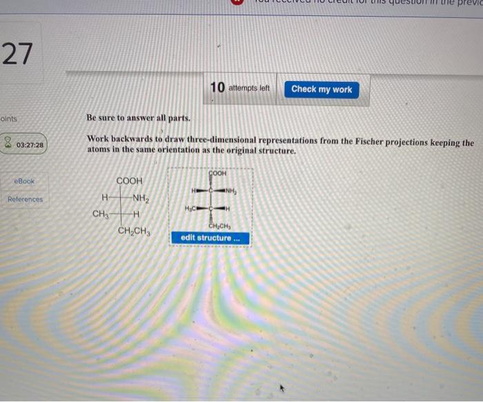 Solved Click the "draw structure" button to launch the | Chegg.com