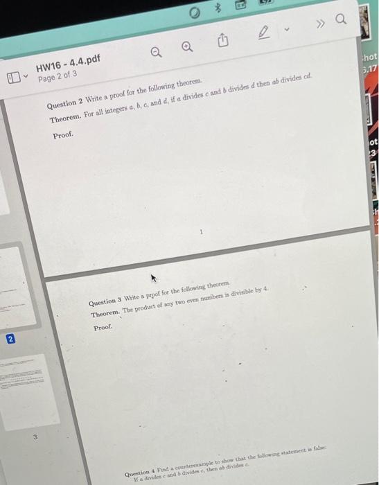 Solved Q a hot HW16 - 4.4.pdf Page 2 of 3 3.17 Question 2 | Chegg.com