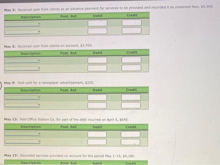 Solved Comprehensive Problem 1 Part 1: The following is a | Chegg.com