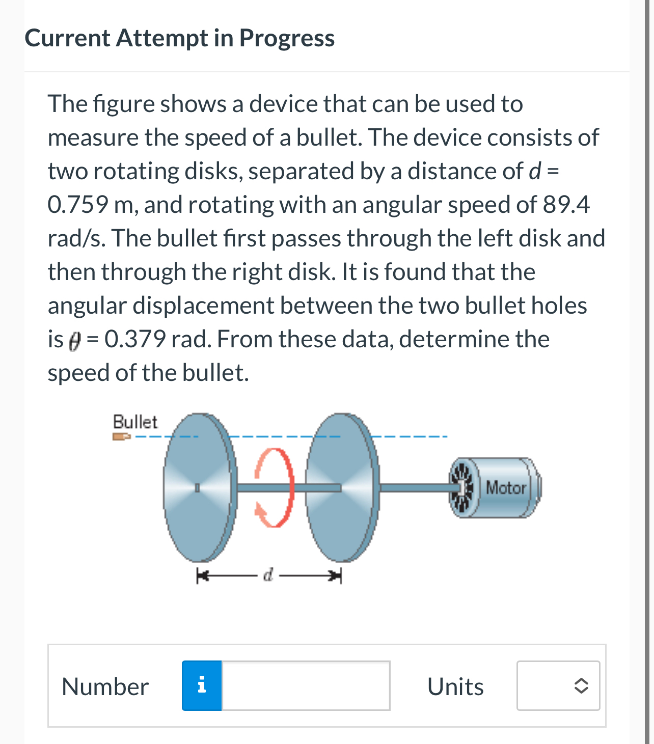Solved Current Attempt in ProgressThe figure shows a device | Chegg.com