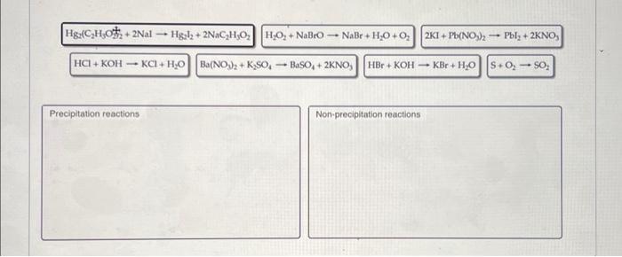 Solved Hg₂(C₂H₂O2+2Nal Hg₂l2 + 2NaC₂H₂O₂ H₂O₂ + NaBro HCI + | Chegg.com