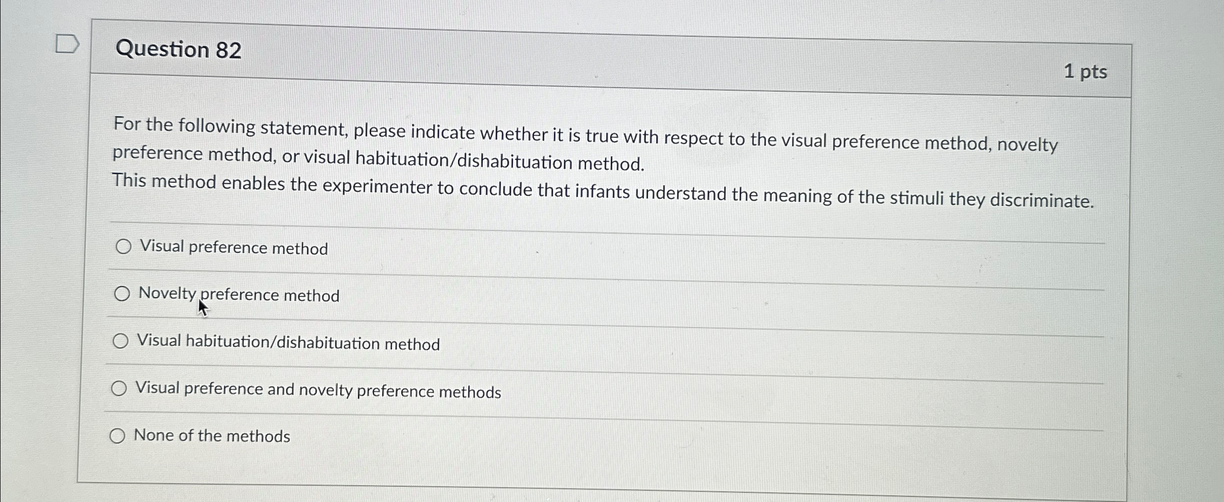 Solved Question 821 ﻿ptsFor the following statement, please | Chegg.com