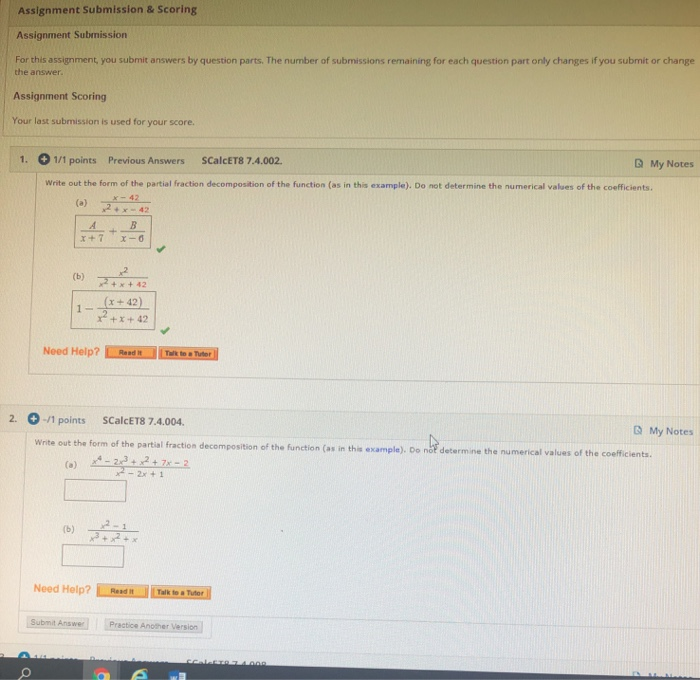 Solved Assignment Submission And Scoring Assignment Submission 