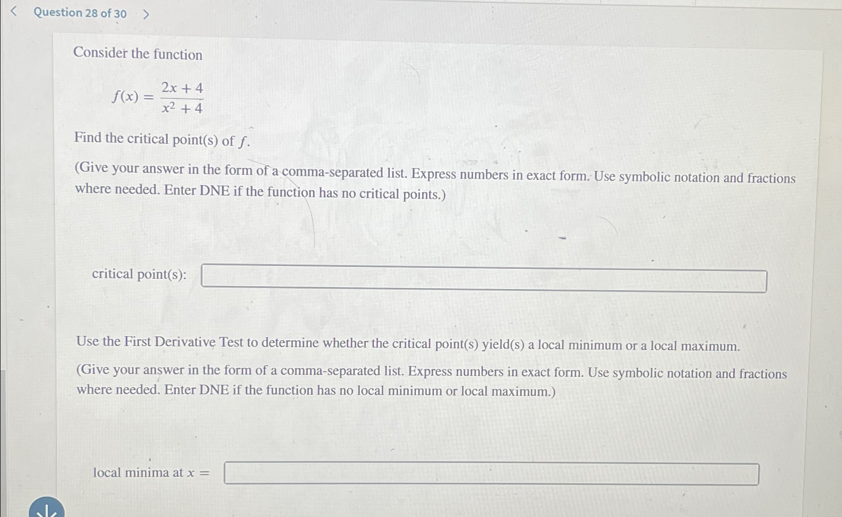 Solved Question 28 ﻿of 30Consider the | Chegg.com