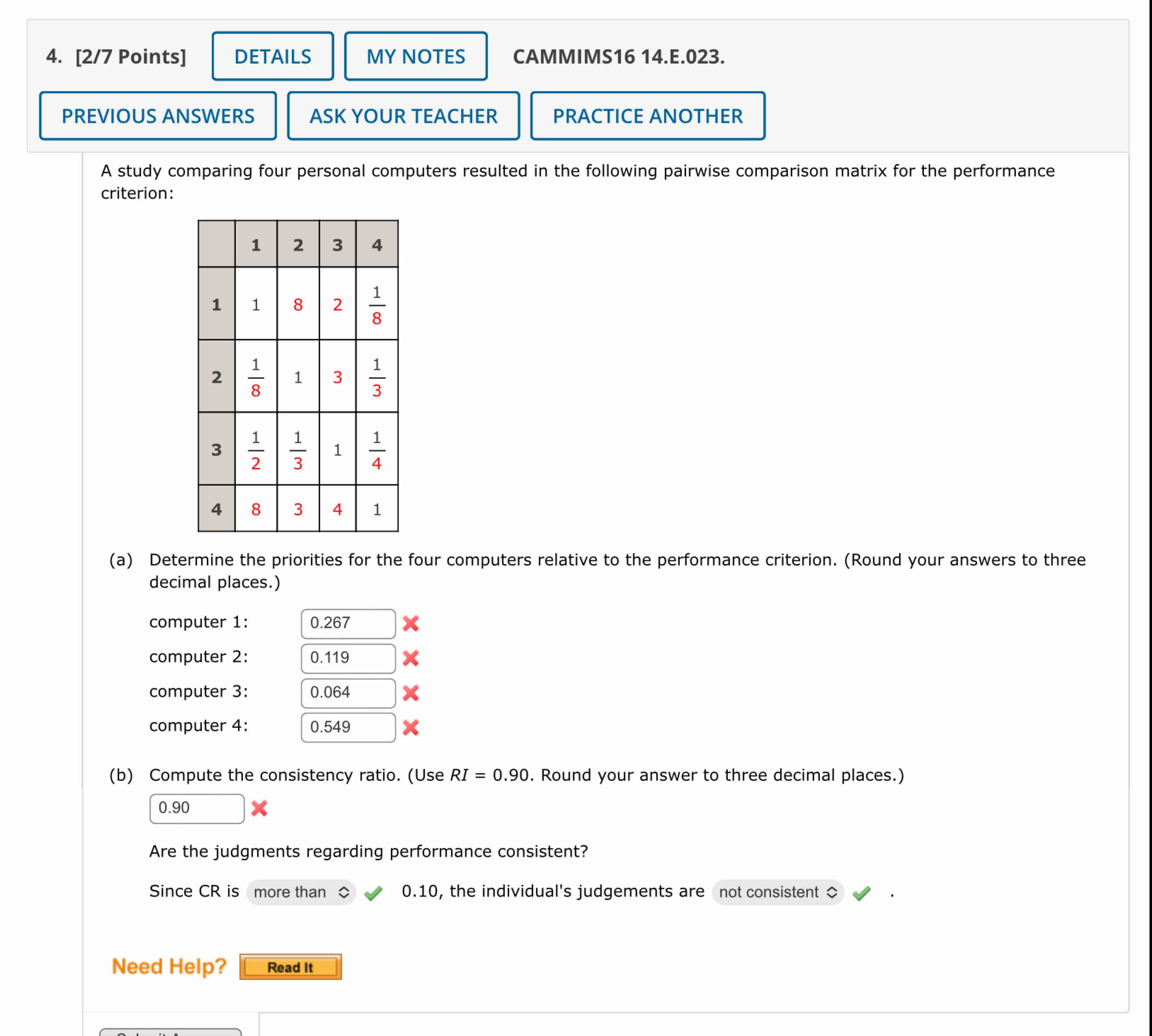Solved A study comparing four personal computers resulted in | Chegg.com