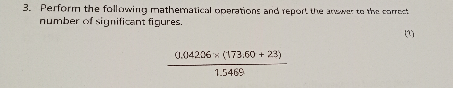 Solved Perform the following mathematical operations and | Chegg.com