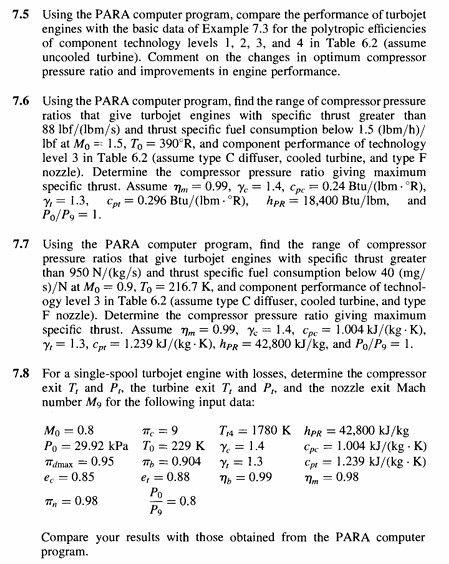 Solved Using the PARA computer program, compare the | Chegg.com