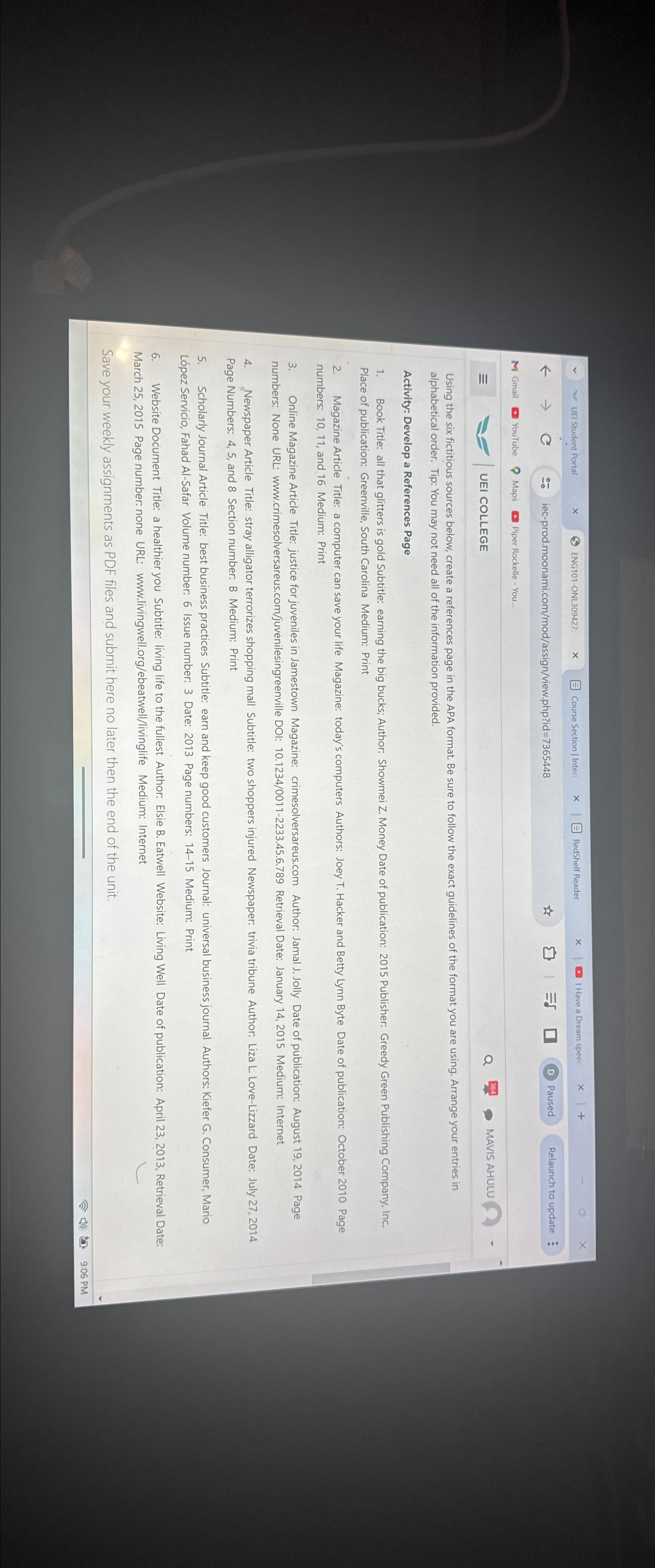 Solved M Gmail YouTube ? ﻿Maps Piper Rockelle - ﻿You...≡↷ | Chegg.com