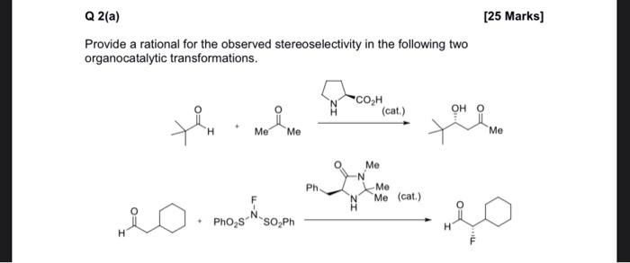 Solved Provide a rational for the observed stereoselectivity | Chegg.com