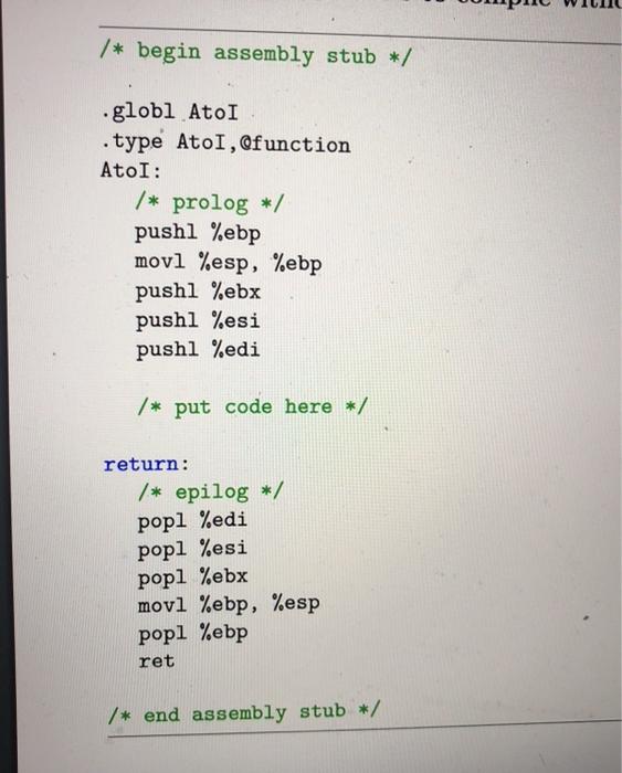 Solved Assmebly coding. 4.9 shows what the assmebly code | Chegg.com