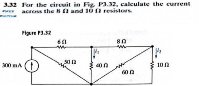 Solved 3.32 For the circuit in Fig. P3.32, calculate the | Chegg.com