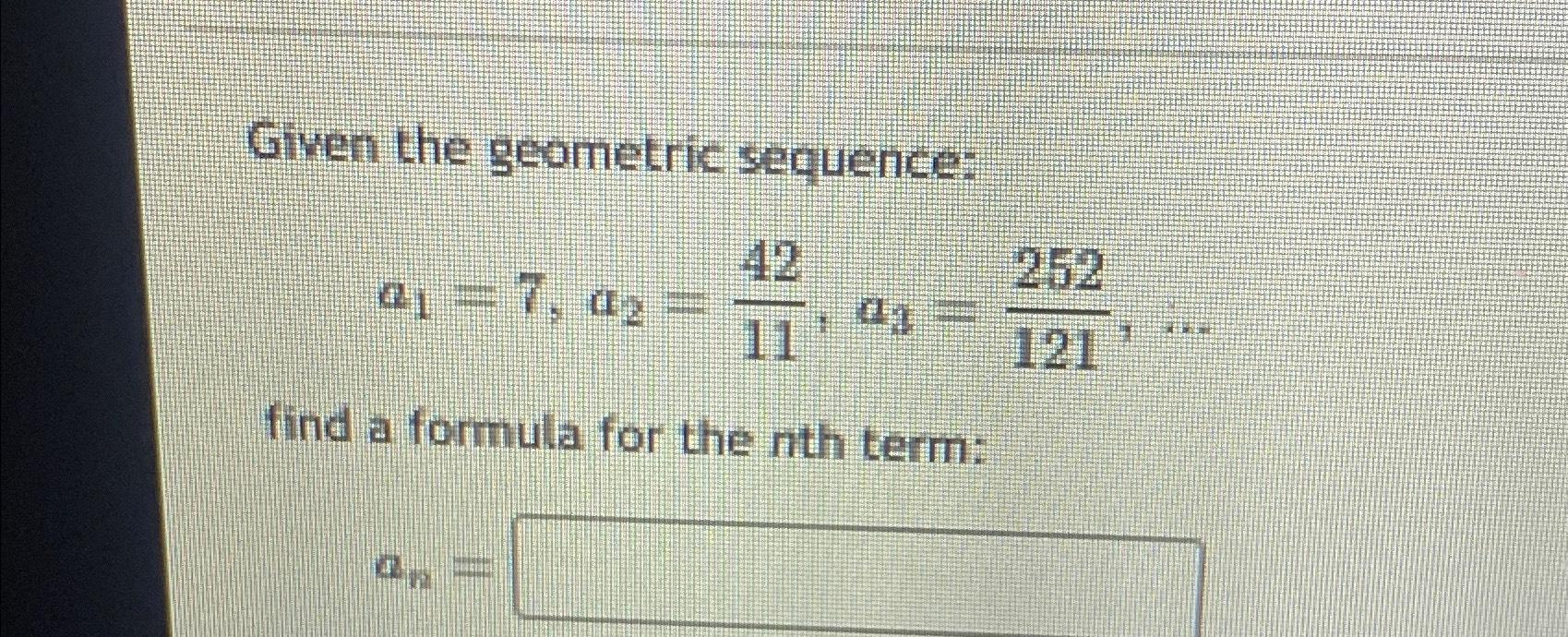 Solved Given the geometric | Chegg.com