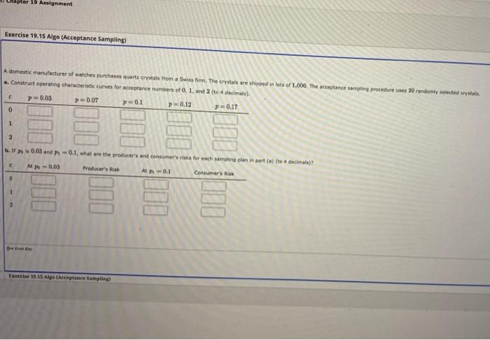 Solved 19 Assignment Exercise 19.15 Algo (Acceptance | Chegg.com