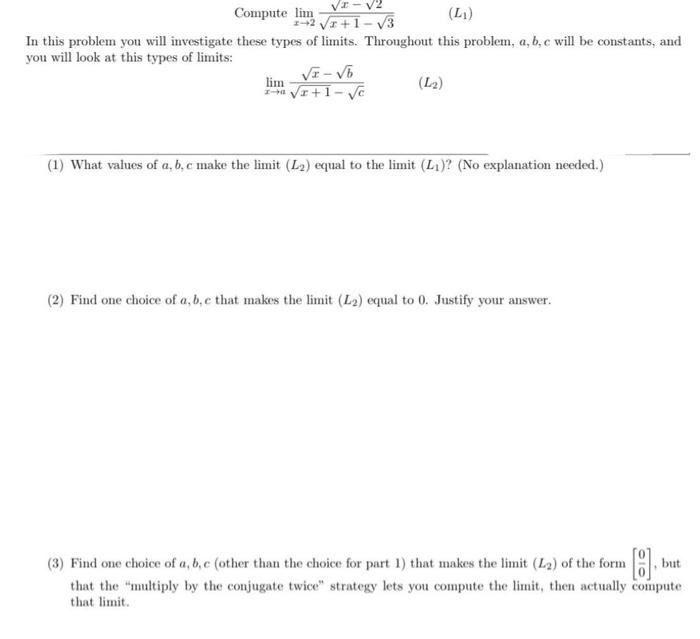 Solved Campate limi+2x+1+4x−2 (lai yoin will took is this | Chegg.com