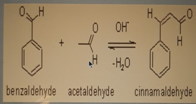 Solved HAO 0 OH MY -H90 benzaldehyde acetaldehyde | Chegg.com
