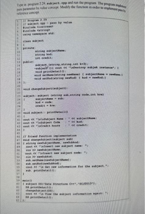 Solved Iype if peograre 229 subject, epp and ruin the | Chegg.com