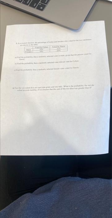 Solved a) The probability of rolling a sum not more than 5 | Chegg.com