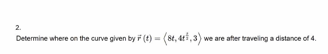 Solved Determine where on the curve given by | Chegg.com