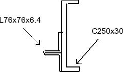 Solved Two L76x76x6.4-mm angles are welded to a C250x30 | Chegg.com