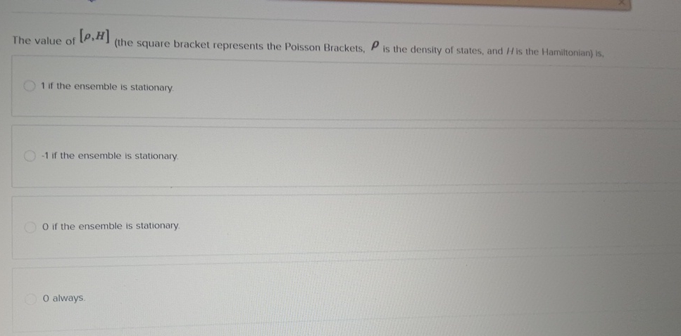 Solved The value of ρ,H (the square bracket represents the | Chegg.com