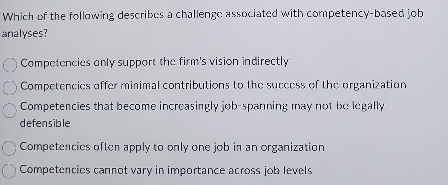 Solved Which of the following describes a challenge | Chegg.com