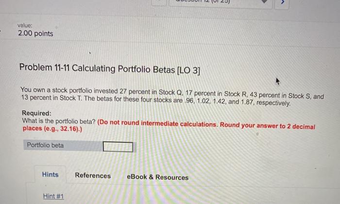 Solved Problem 11-10 Returns and Standard Deviations [LO 1, | Chegg.com