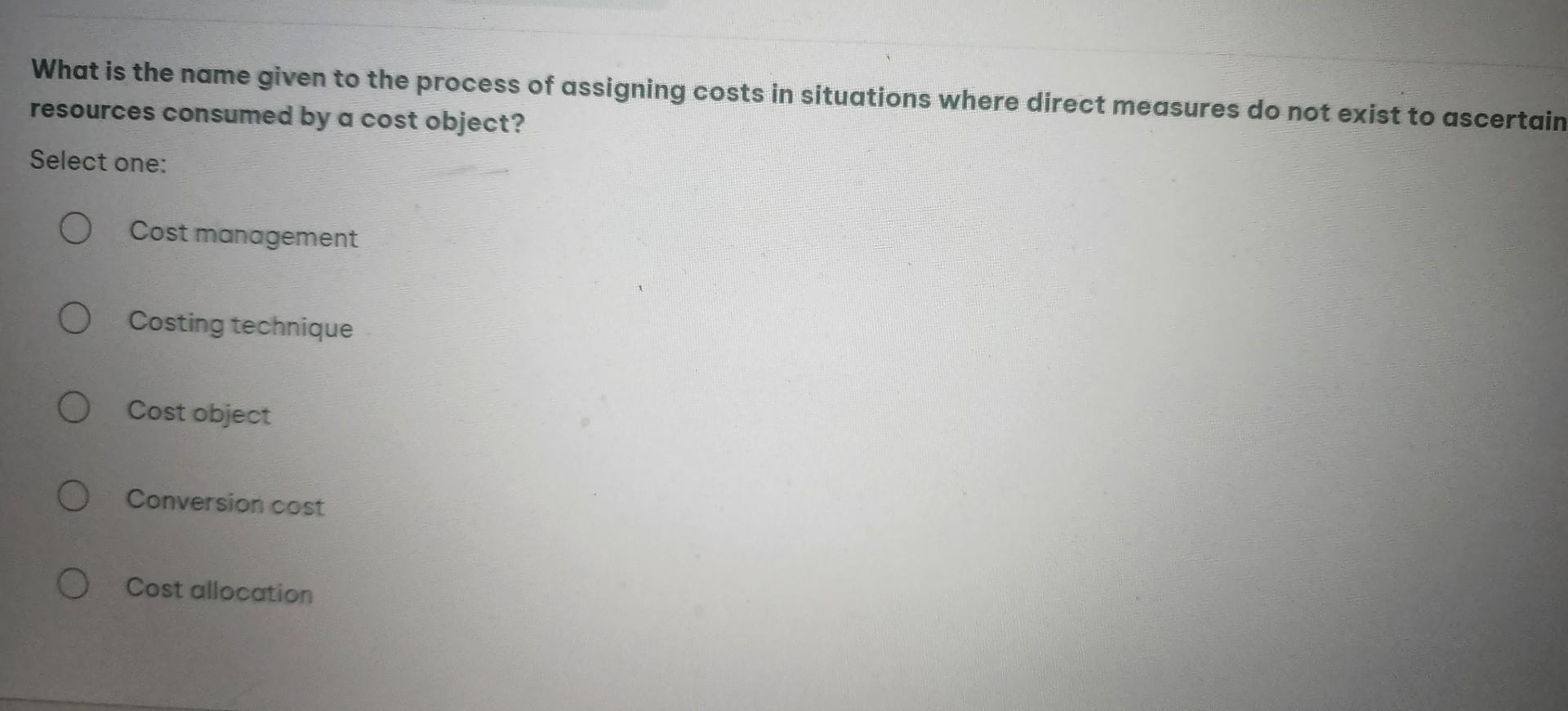 Solved What is the name given to the process of assigning | Chegg.com