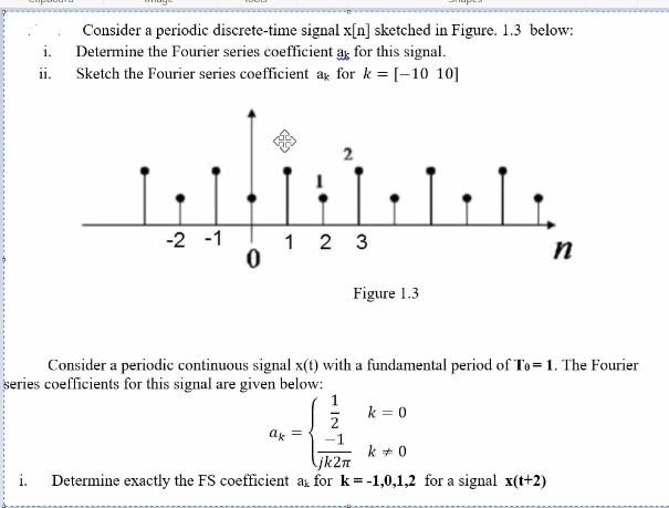Solved Consider a periodic discrete-time signal x[n] | Chegg.com