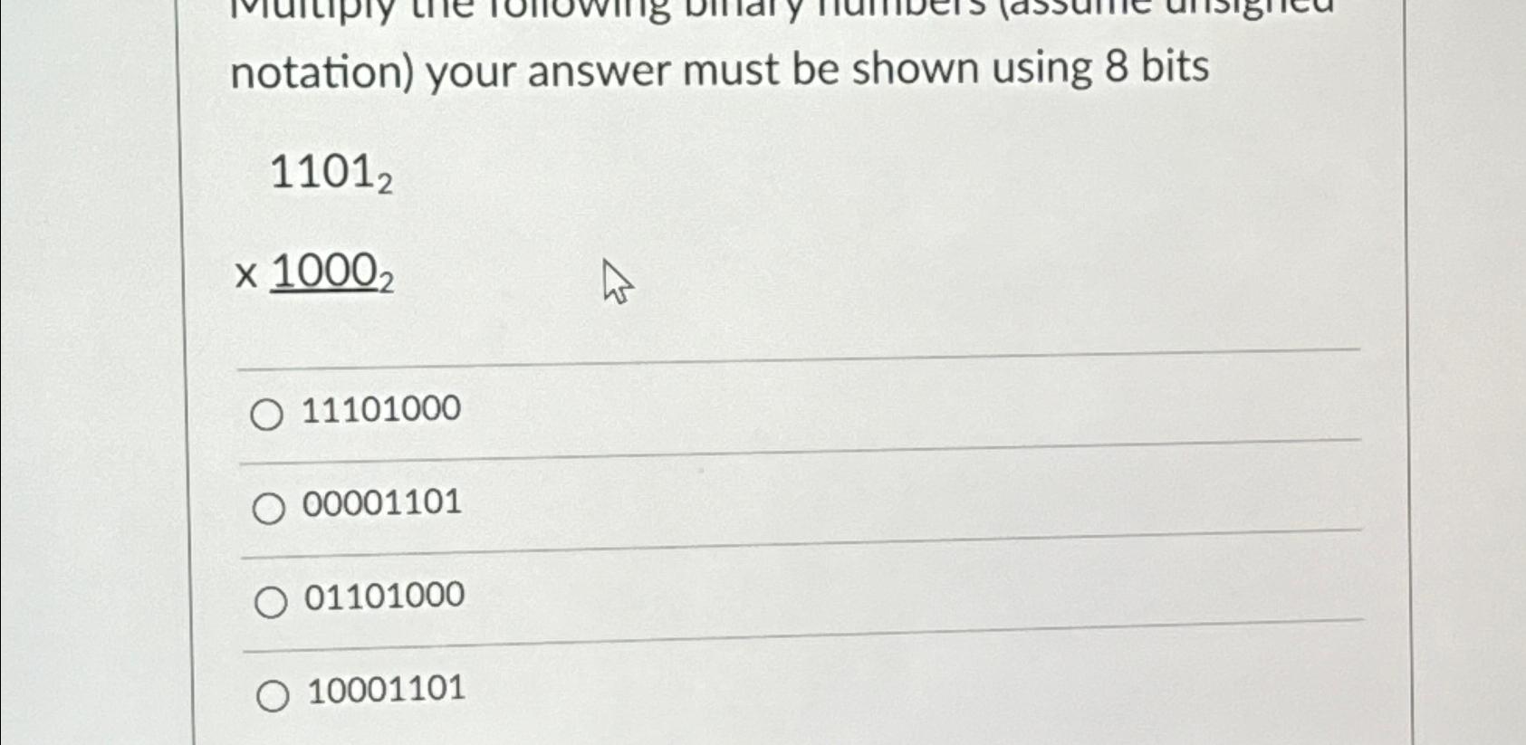Solved notation) ﻿your answer must be shown using 8 | Chegg.com