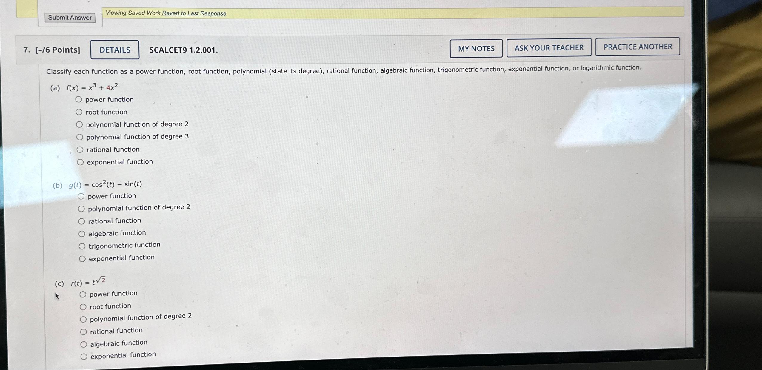 Solved Viewing Saved Work Revert To Last Response7 6 