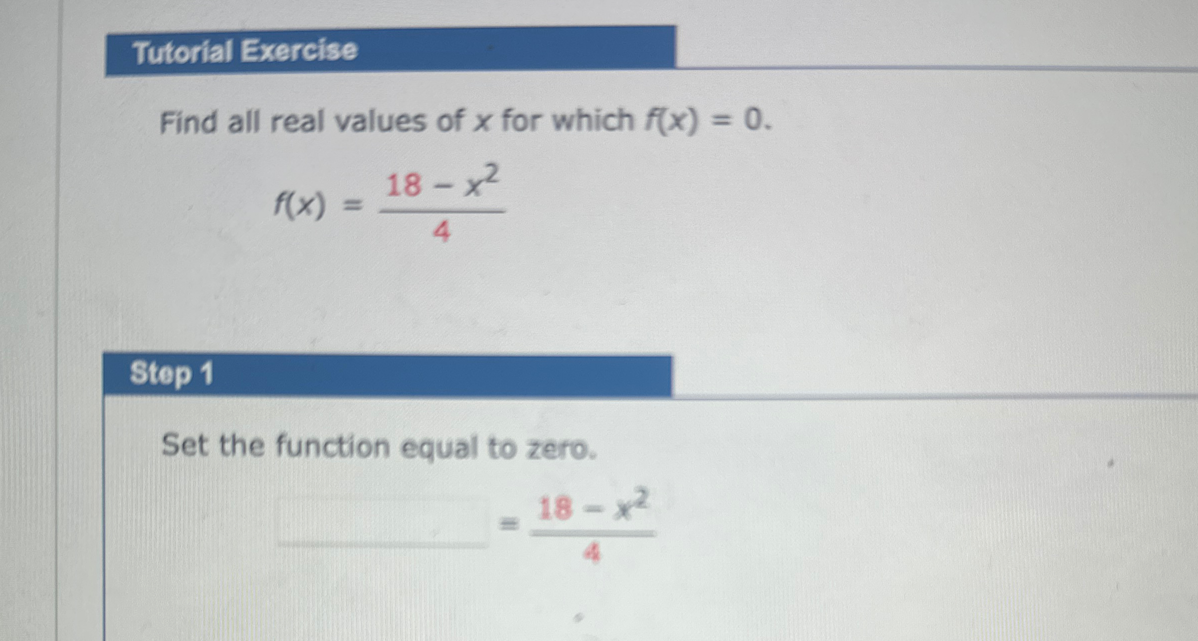 Solved Tutorial Exercisefind All Real Values Of X ﻿for Which
