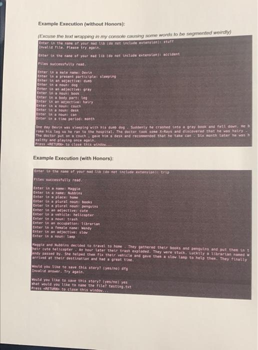 Solved CSE 1384 - Functions/Files Lab 3 Objectives: - | Chegg.com