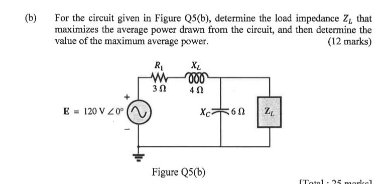 Solved For the circuit given in Figure Q5(b), determine the | Chegg.com