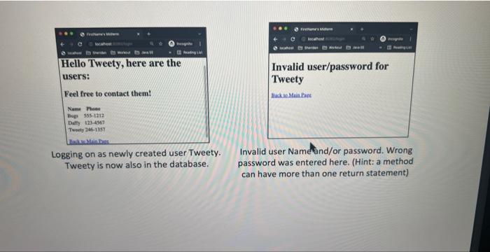 Solved Must Create Simple Web Application Using Eclipse