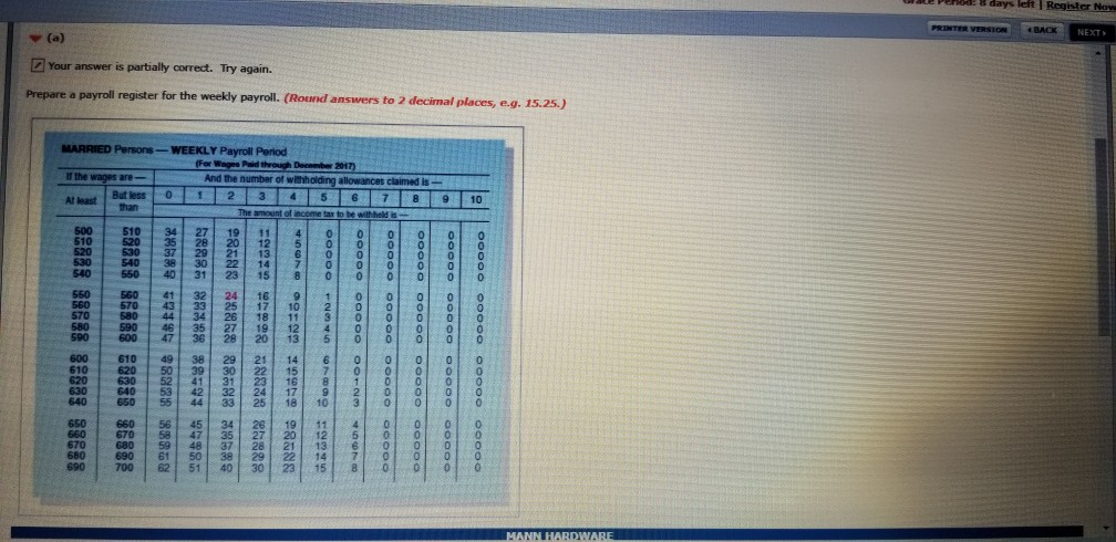 Solved PRINTER VERSION « « BACK NI th Problem 11-3A (Part | Chegg.com
