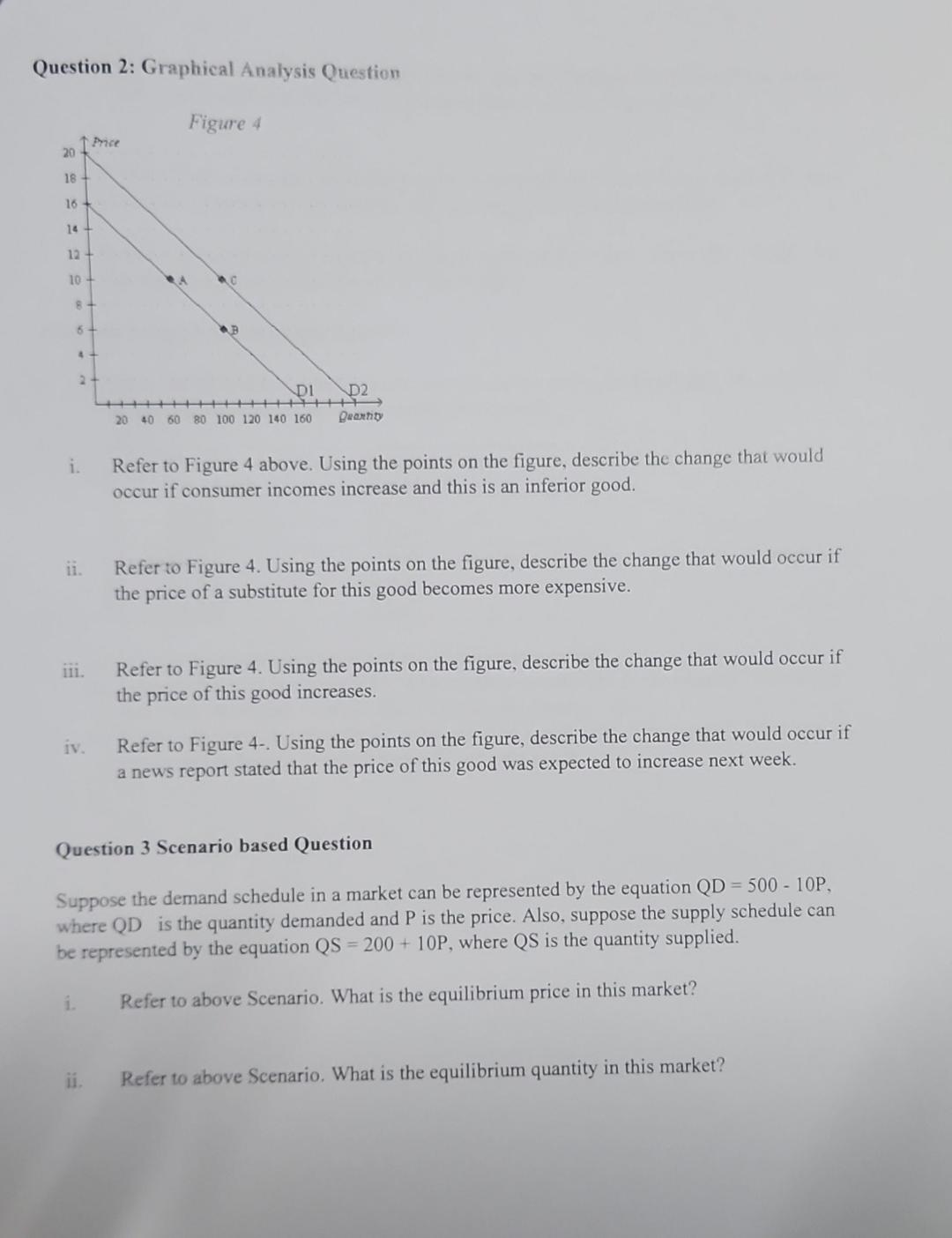Solved Question 2: Graphical Analysis Question i. Refer to | Chegg.com