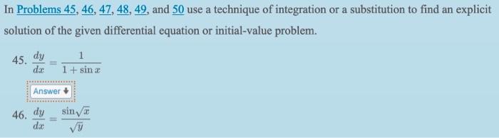 Solved In Problems 45, 46, 47, 48, 49, and 50 use a | Chegg.com
