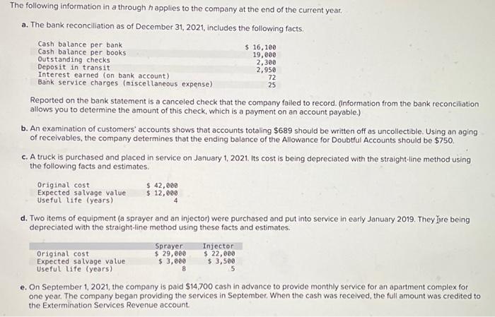 Solved Comprehensive Problem Bug-Off Exterminators (Algo) | Chegg.com