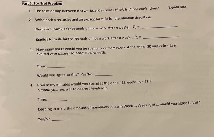 Solved 2. Write both a recursive and an explicit formula for | Chegg.com
