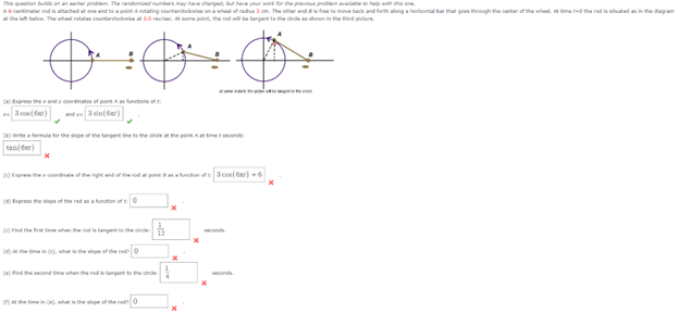 Solved A 6-centimeter rod is attached at one end to a point | Chegg.com