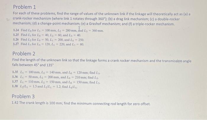 Solved Problem 1 For each of these problems, find the range | Chegg.com